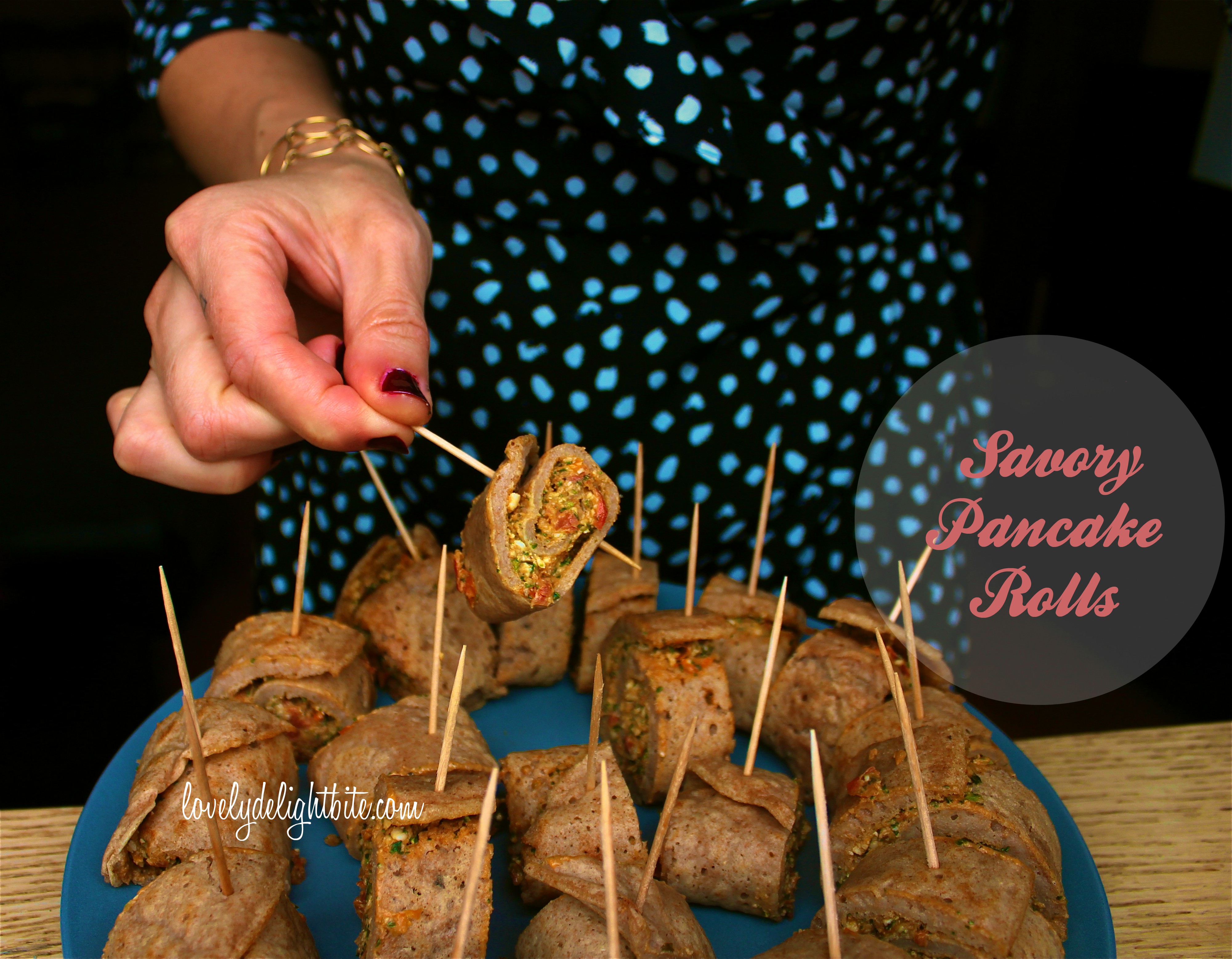 Salty Pancake Rolls | Lovely Delight Bite